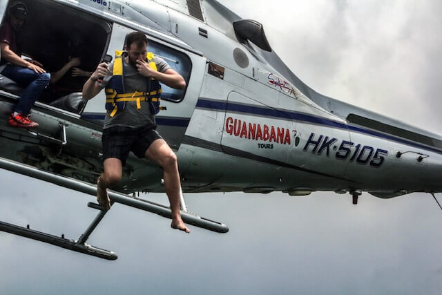 Heli Jump Medellin| Helicopter tour | Jump from a flying helicopter